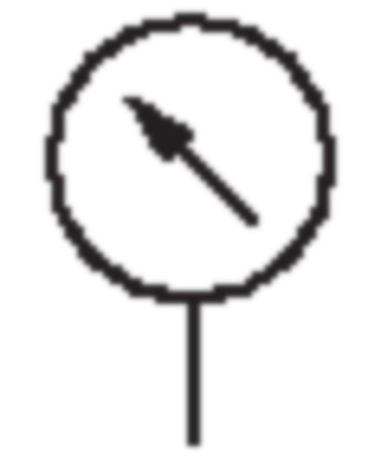 Aventics PG1-ROB-G018-SAS-D40-0-6 BAR Pressure Gauge | Pressure Gauges ...