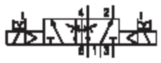 Aventics V581-5/2DS-230AC-I1-2P22-HBX-PA-X-C-T1 Electric and Pneumatic ...