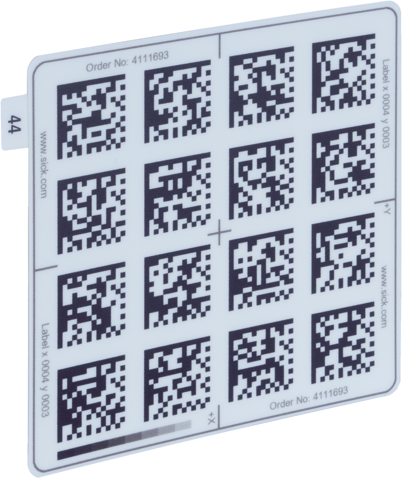 Sick DATAMATRIX MULTICODE LABEL SET1 X0/Y0-X9/Y9 | Motion World